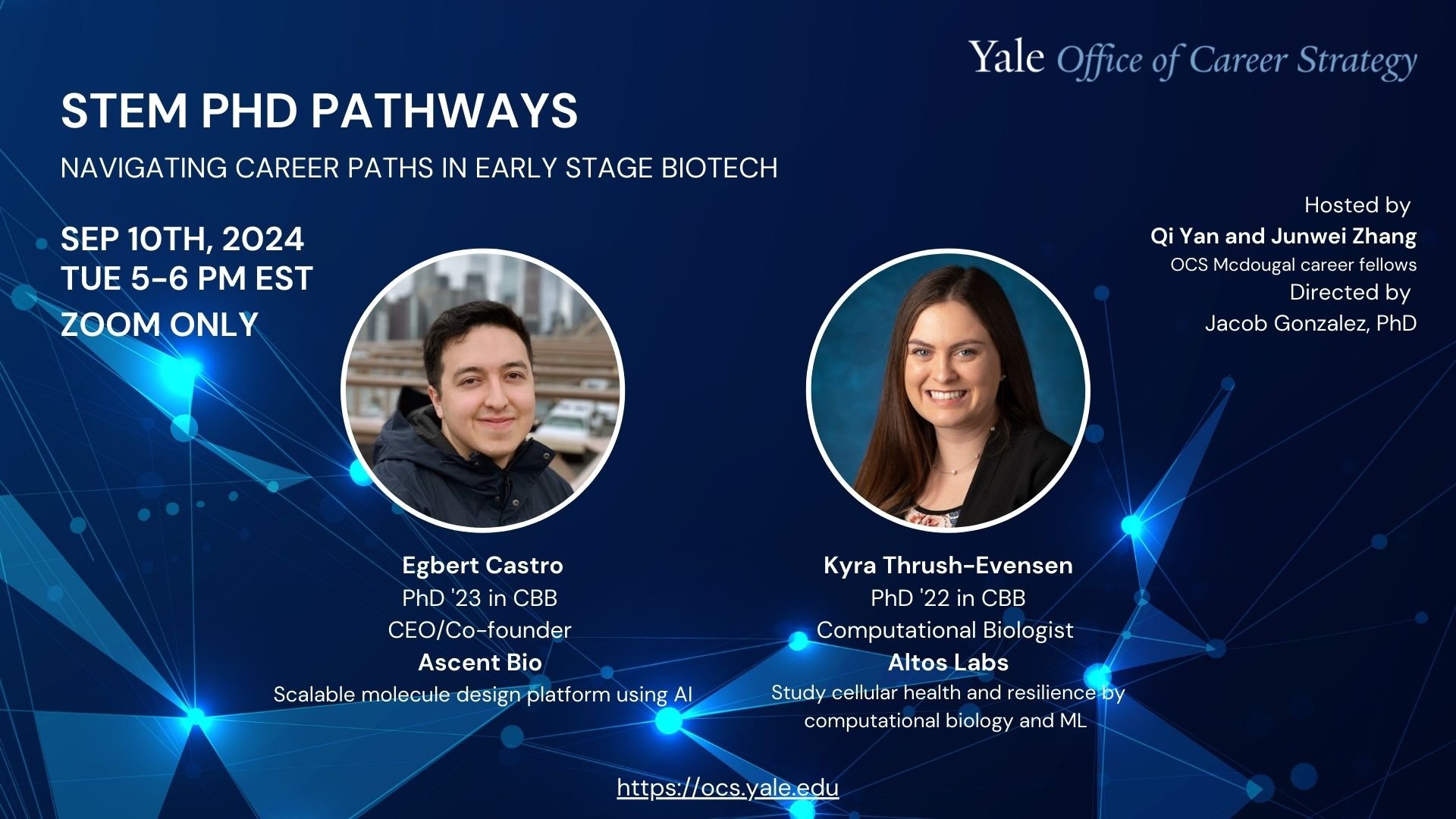 STEM PhD Pathways: Navigating Career Paths in Early Stage Biotech | Yale Postdoctoral Association